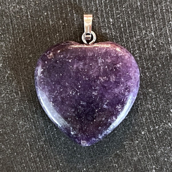 Purple Stone Pendant - Etsy