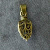 20mm Golden Pinch Bail, Bail Connector 1 Bail Gold Tone Brass Bail ...
