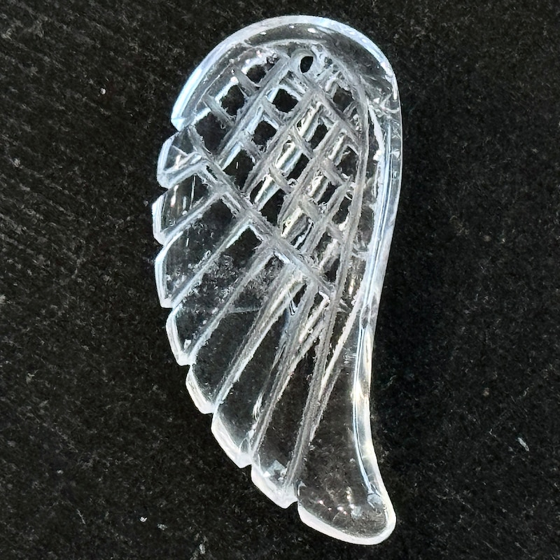 Quartz Crystal Angel Wing - Etsy