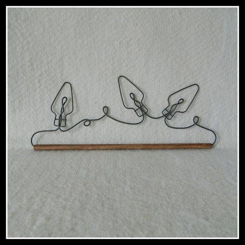 Double Curl Quilt Hanger Gray Wire 6 7.5 8 or 12 Inches - Etsy