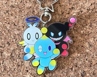 Sonic Chao Acrylic Keychains - Etsy