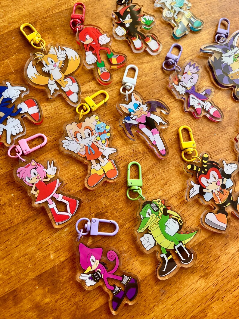 Fast Animals Acrylic Keychains - Etsy