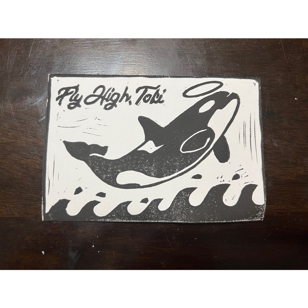 Tokitae Memorial Lino Print - Etsy