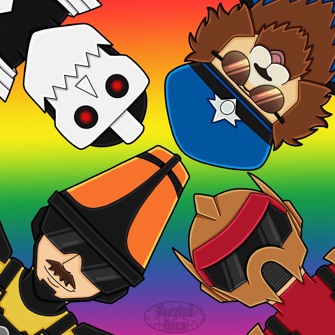 TWRP Art Print “rock N Roll Best Friends” - Etsy