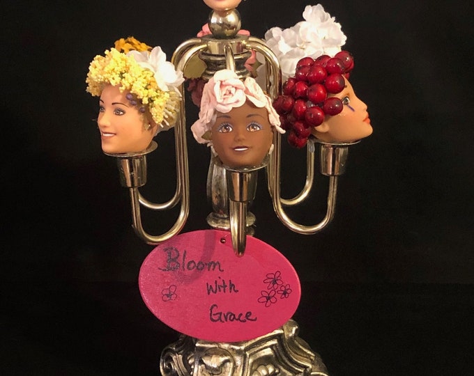 Bloom With Grace Barbie Assemblage Art - Etsy