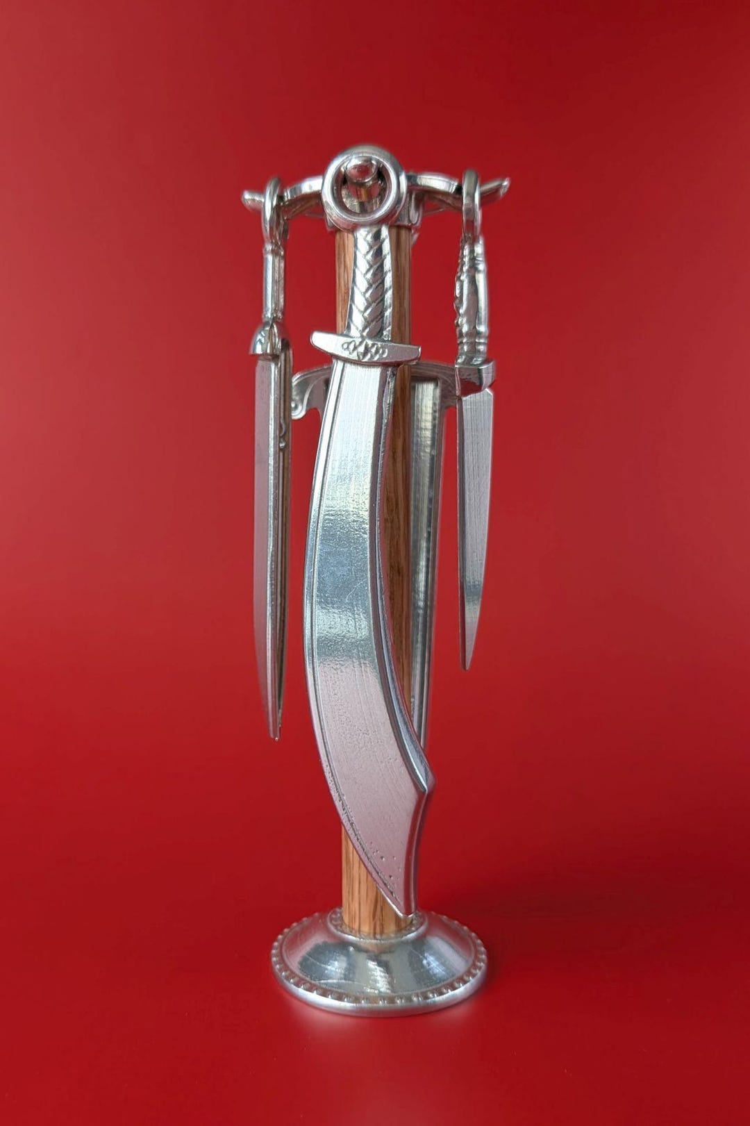 Sword Measuring Spoon Set With Display Stand – Handcrafted Pewter ...