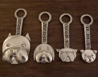 Good Dog Measuring Spoons With Stand | Etsy