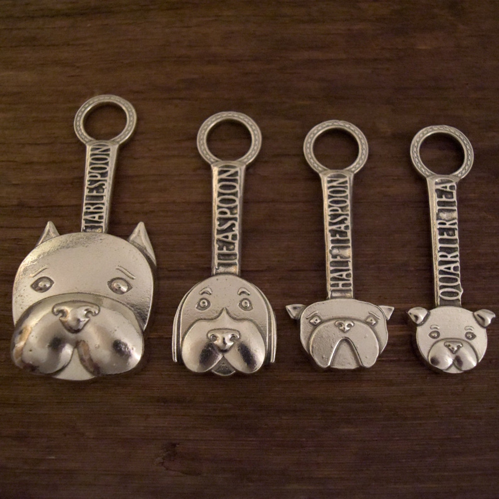 Good Dog Measuring Spoons With Stand - Etsy