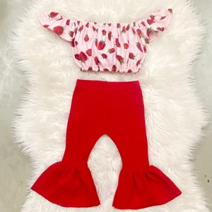 One Berry Girls Birthday Strawberry Themed Outfit, Berry First Belle ...