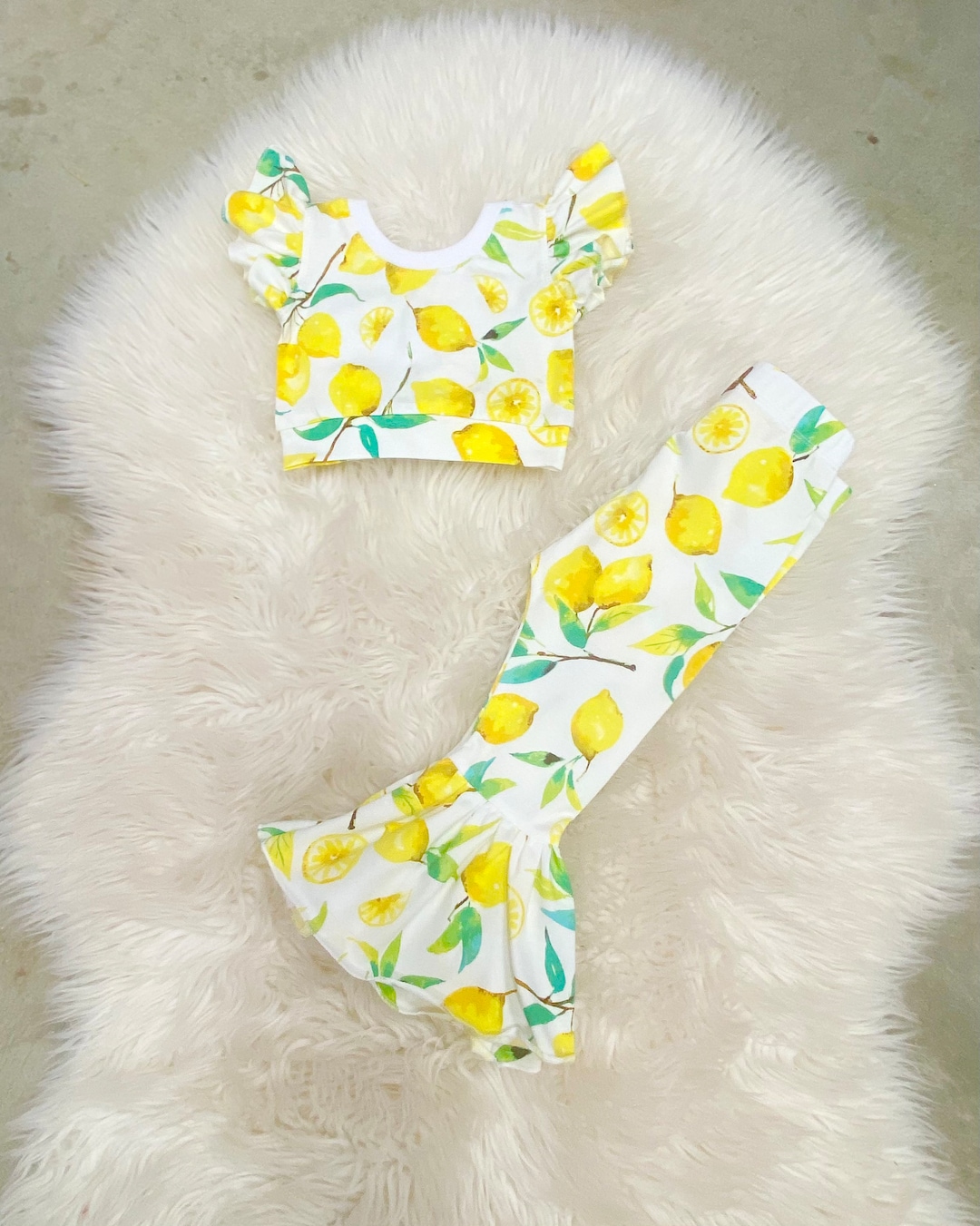 One Lemon Girls Birthday Themed Outfit Berry First Belle - Etsy