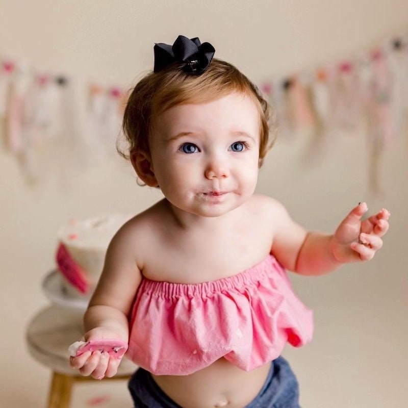 Pink Strapless Top - Etsy