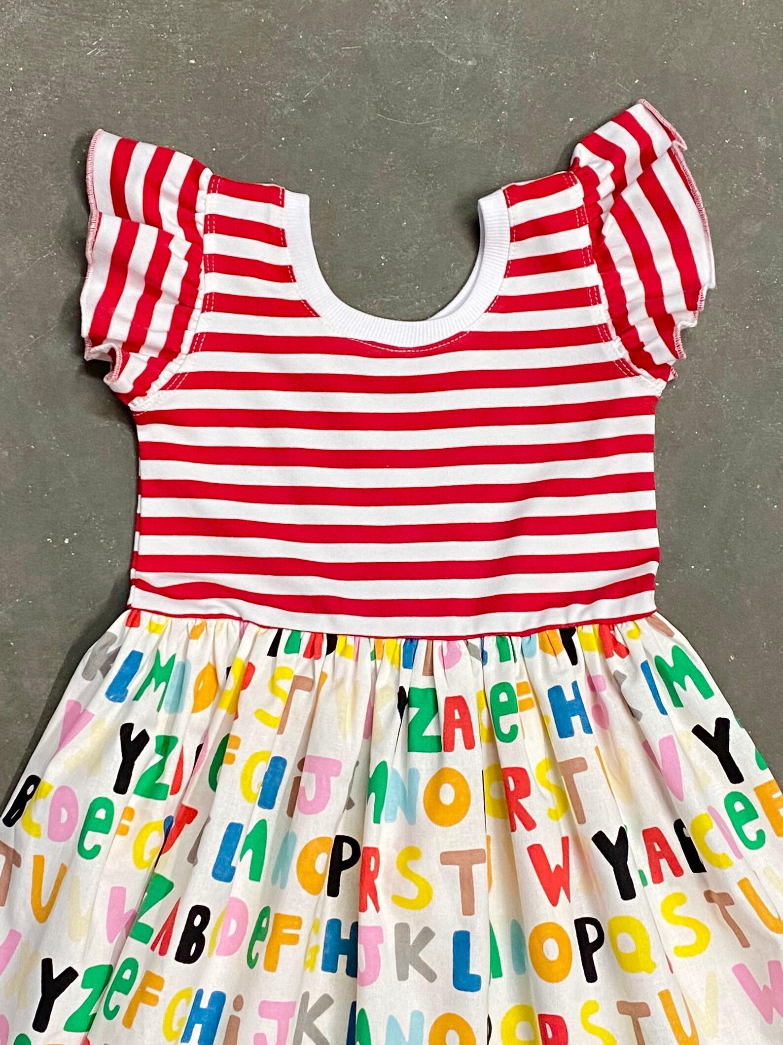 ABC First Day of School Dress / Preschool Girls Outfits / Kindergarten ...