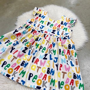 ABC First Day of School Dress / Preschool Girls Outfits / - Etsy