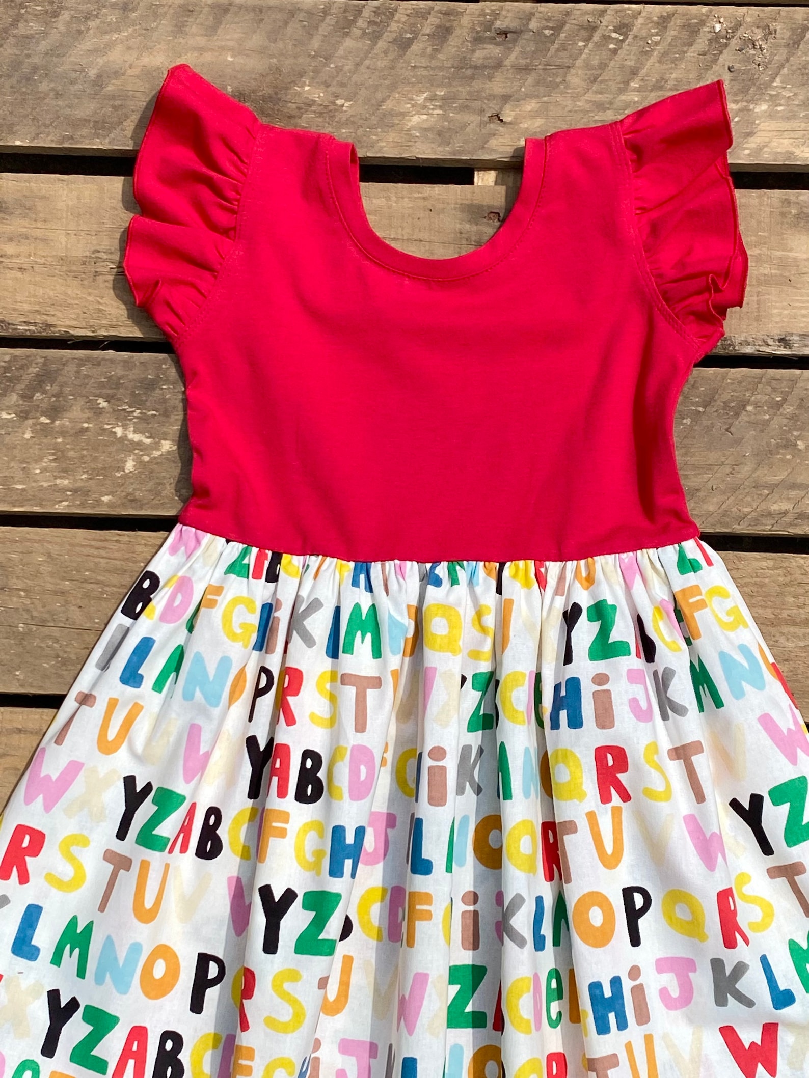 ABC First Day of School Dress / Preschool Girls Outfits / | Etsy
