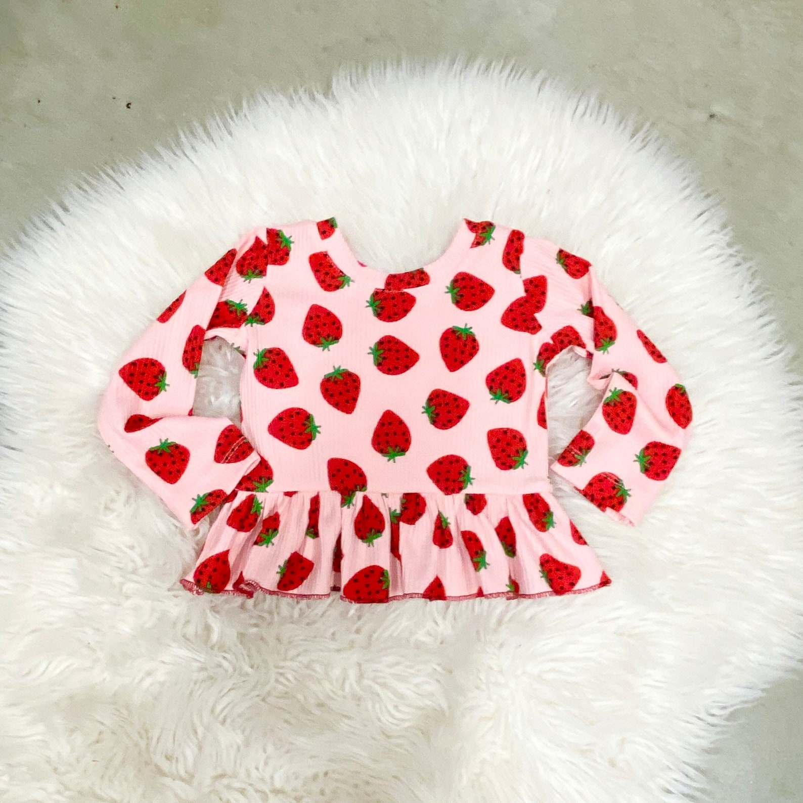 Berry Sweet One Top, Strawberry Birthday Outfits, One Berry Toddler ...
