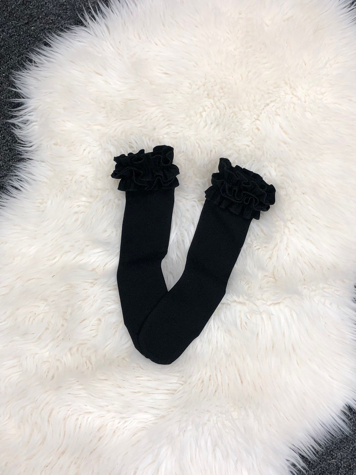 Red Baby girl ruffle socks newborn ruffle socks knit | Etsy