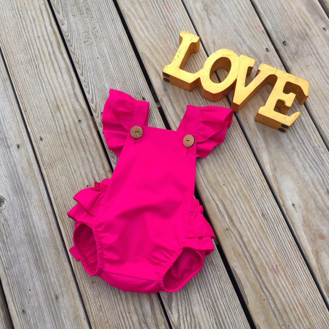 Black Newborn Vintage Ruffle Romper, Christening White Romper, Baptism ...