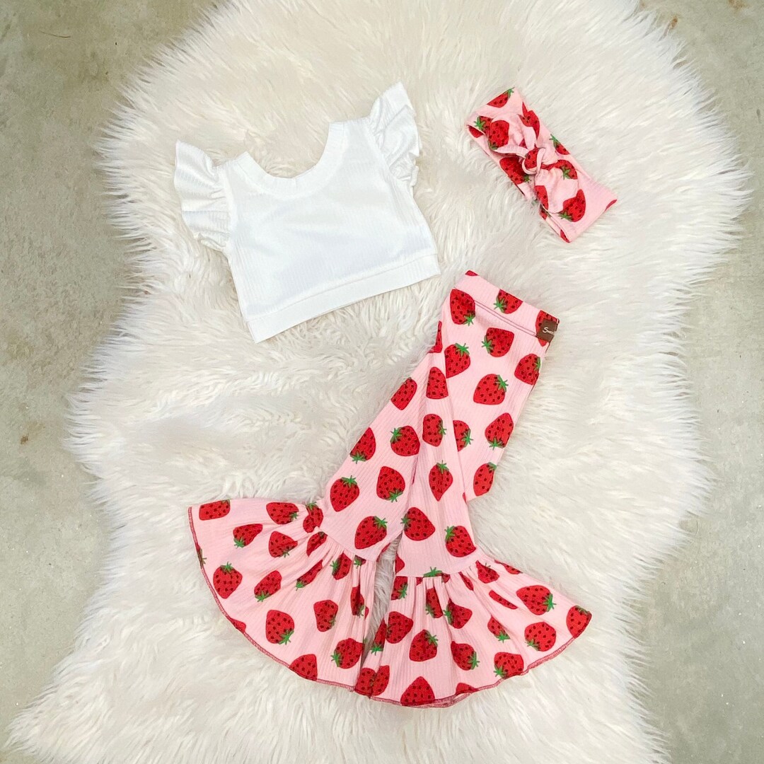 One Berry Girls Birthday Strawberry Themed Outfit, Berry First Belle ...
