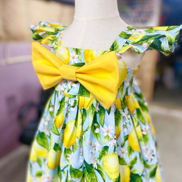 Lemon Yellow Dress - Etsy