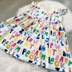 ABC First Day of School Dress / Preschool Girls Outfits / - Etsy