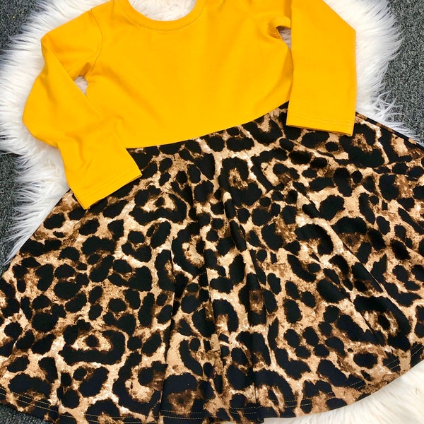 Girls Animal Print Dresses - Etsy