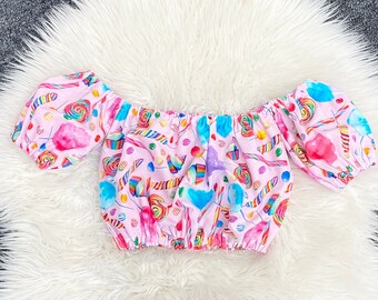 Candy Crop Top - Etsy