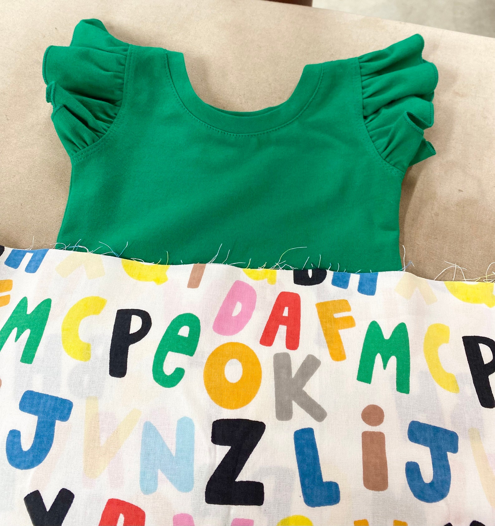 ABC First Day of School Dress / Preschool Girls Outfits / - Etsy