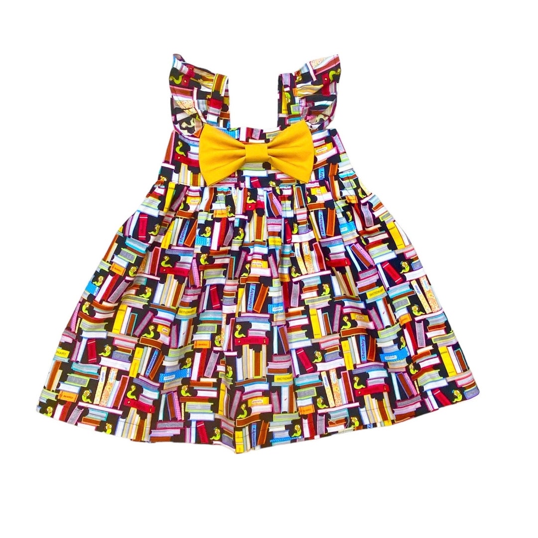 Bookworm Dress, ABC First Day of School Dress / Preschool Girls Outfits ...