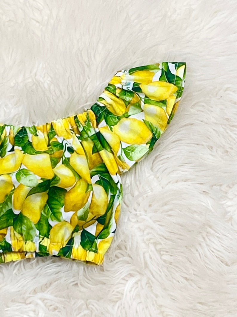 Lemon Crop Top Lemonade Birthday Outfits Girls Summer Lemons - Etsy
