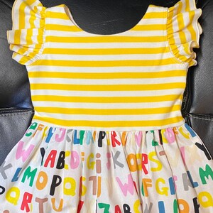 ABC First Day of School Dress / Preschool Girls Outfits / Kindergarten ...