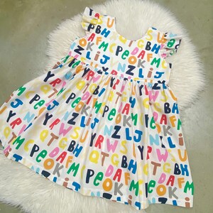 ABC First Day of School Dress / Preschool Girls Outfits / - Etsy