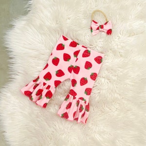 One Berry Girls Birthday Strawberry Themed Outfit, Berry First Belle ...