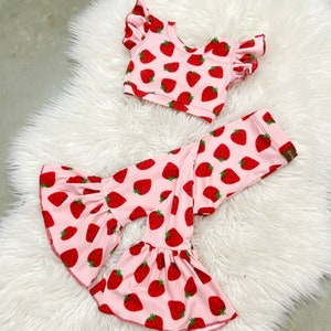 One Berry Girls Birthday Strawberry Themed Outfit, Berry First Belle ...