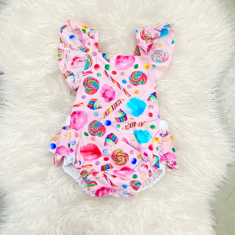 Ruffle Butt Romper - Etsy