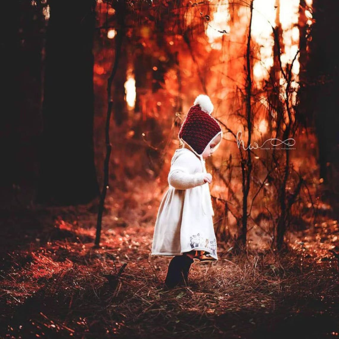 Christmas Pixie Bonnet Crochet Pixie Bonnet Red Newborn | Etsy