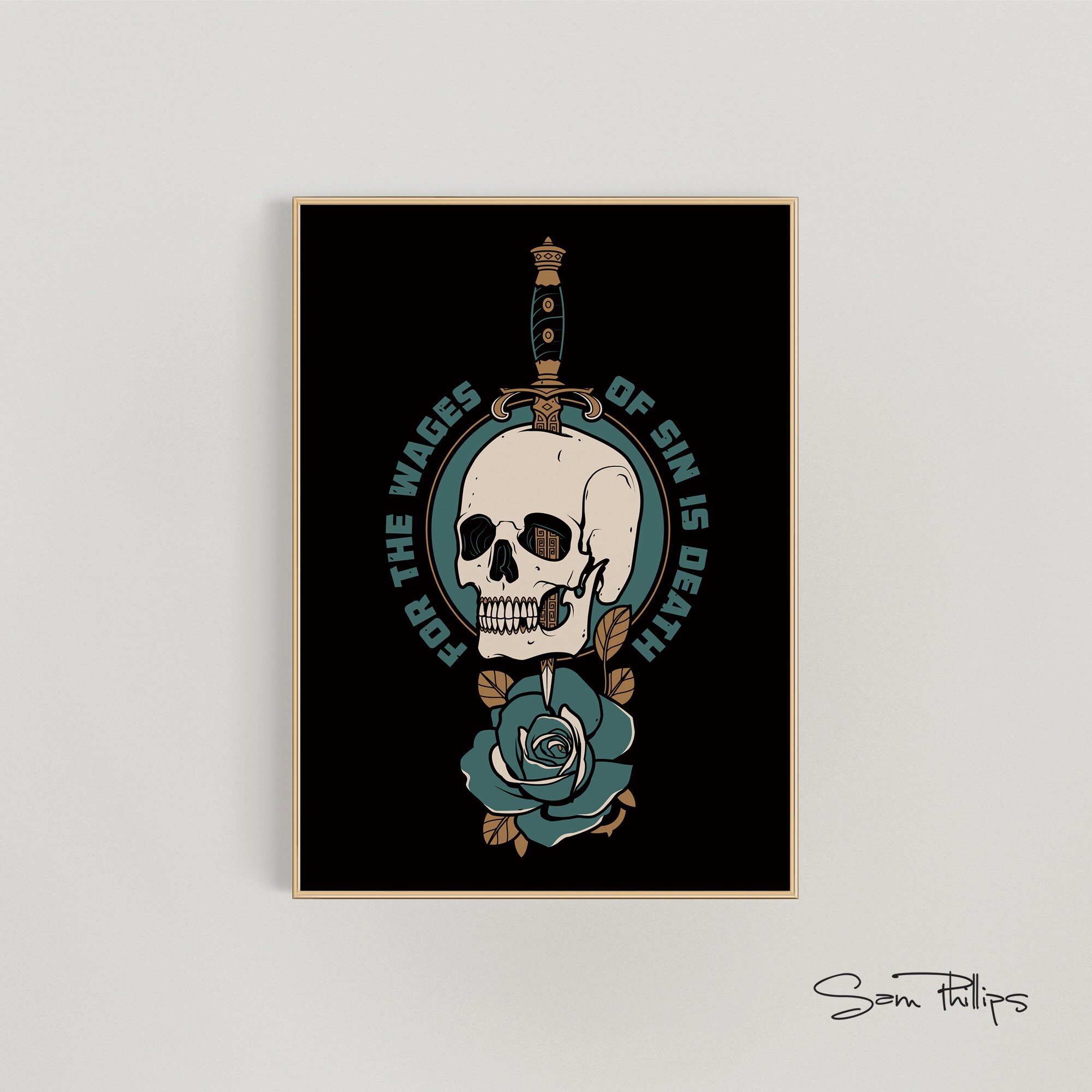 SAM PHILLIPS. Wages of Sin, X2 Bundle. (digital Print) - Etsy