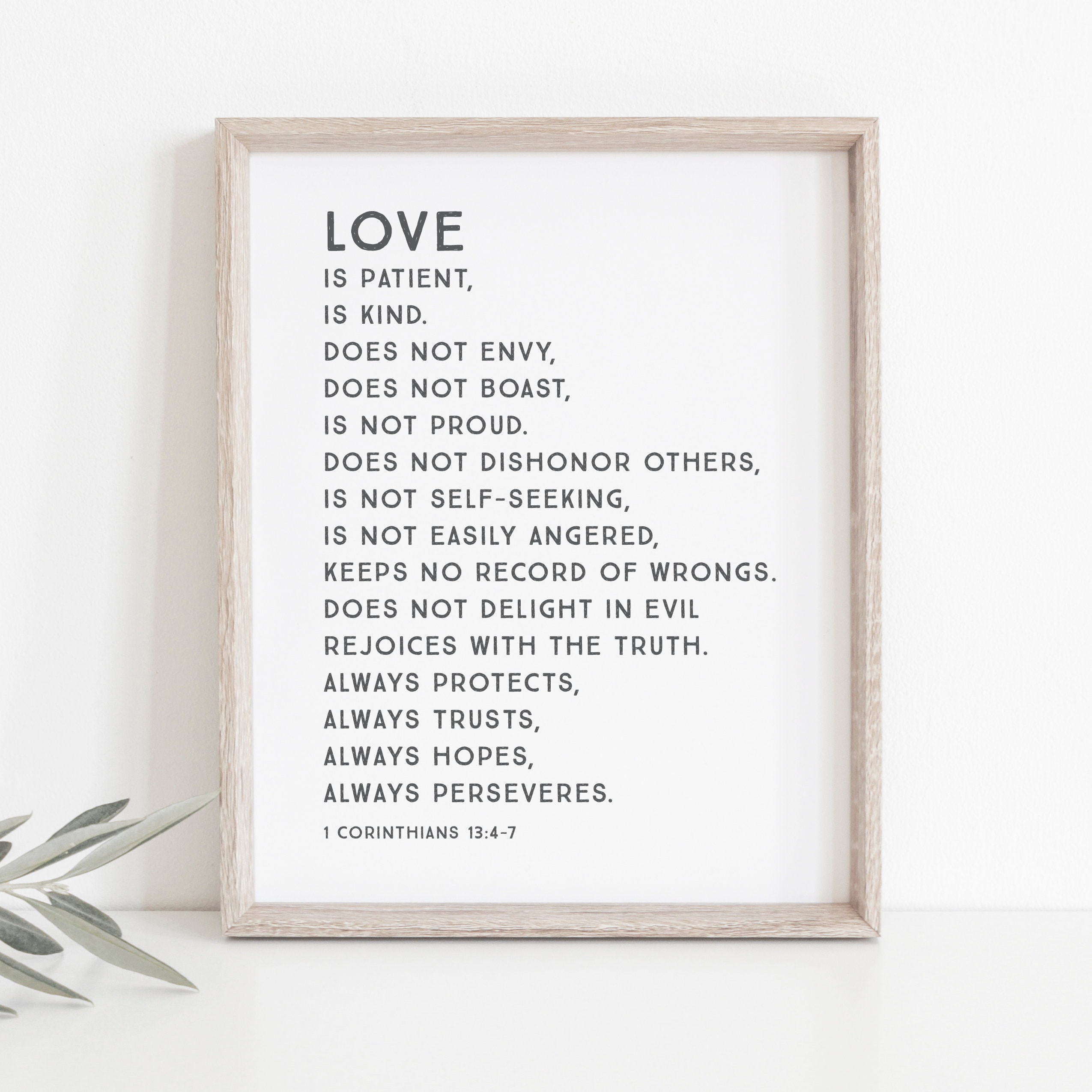 Love Is Patient Love Is Kind Bible Verse 1 Corinthians 13