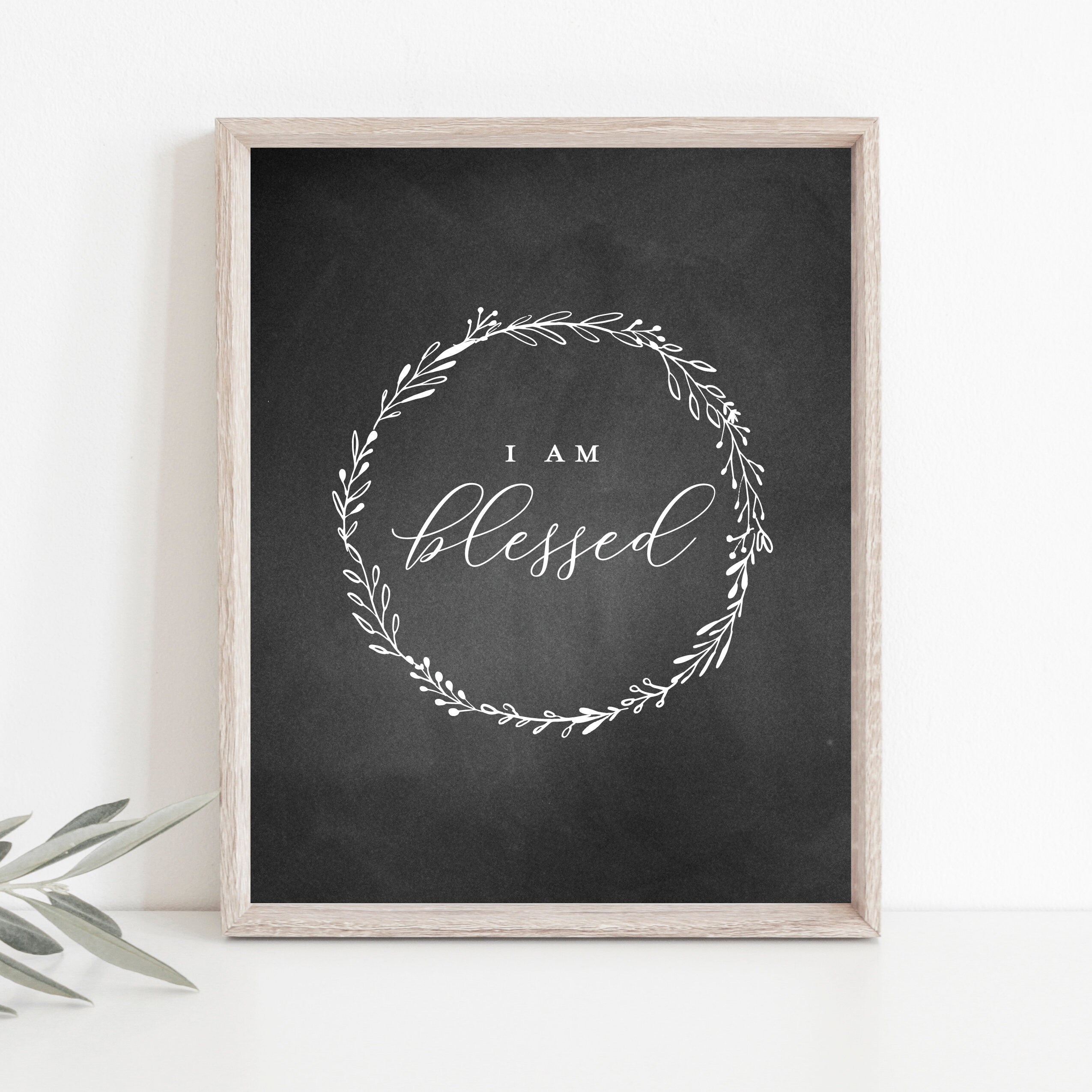 Blessed I Am Blessed Printable Blessed Art Blessed | Etsy