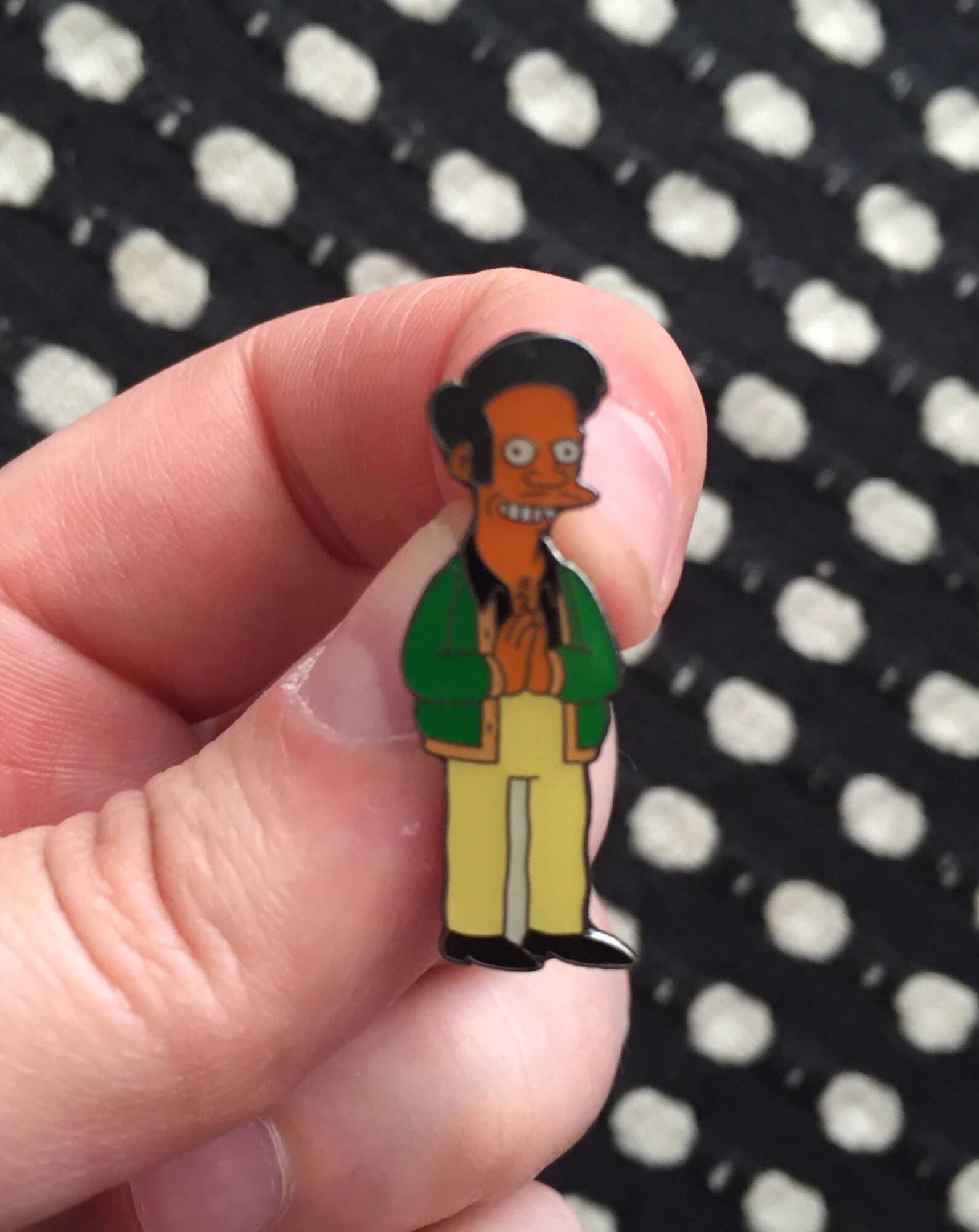 The Simpsons Enamel Pin Apu - Etsy