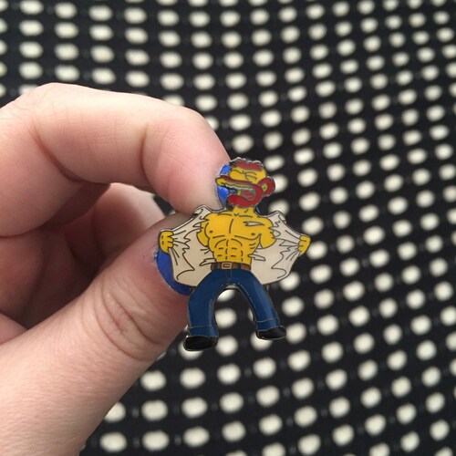 Simpsons Lisa Lionheart Enamel Pin Soft Enamel Lisa Simpson | Etsy