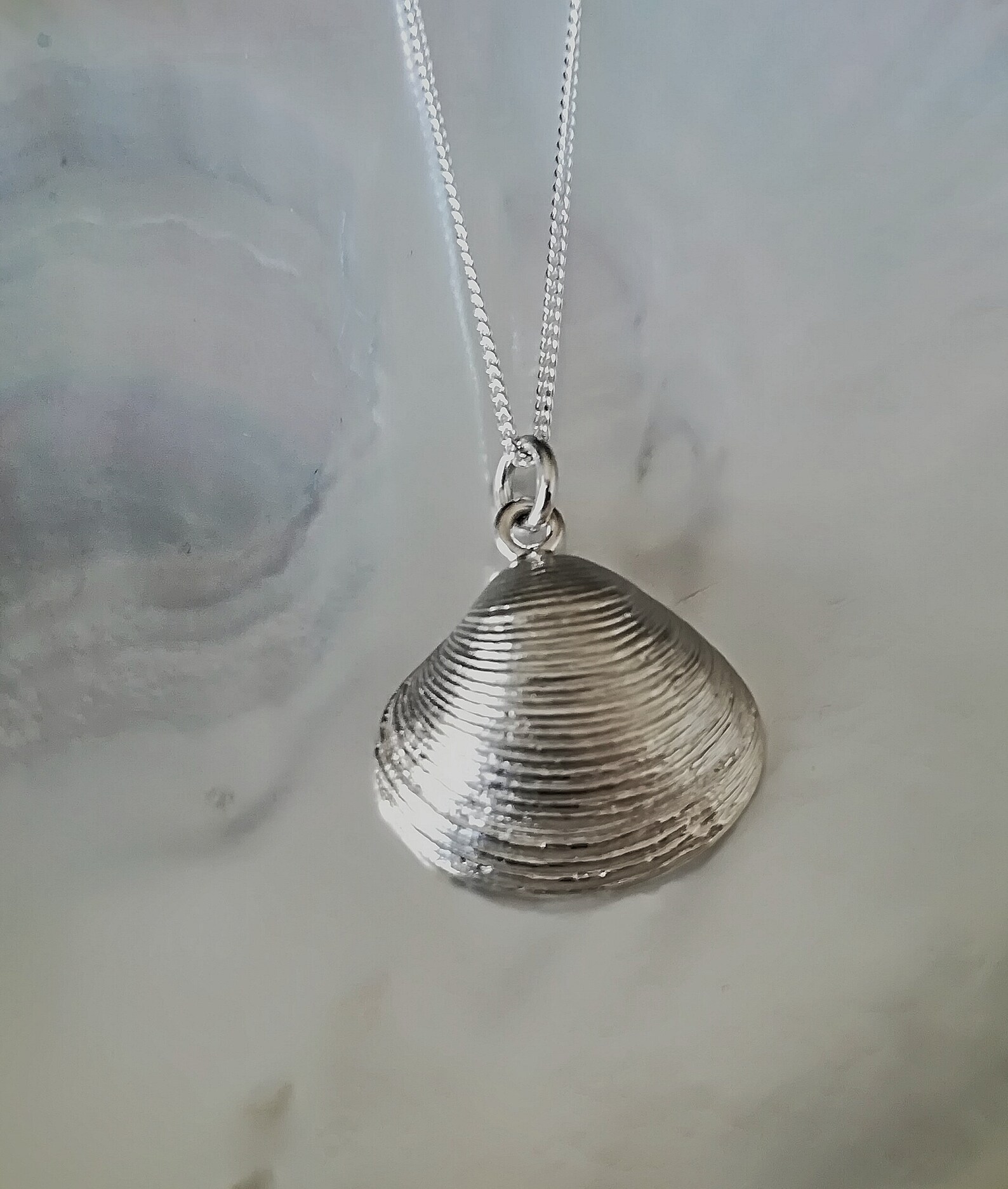 Handcrafted Sterling Silver Pipi Shell Pendant Made in New - Etsy New ...