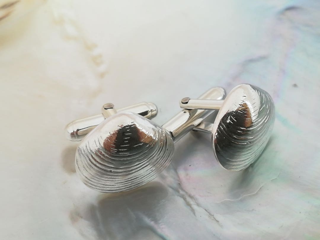 Sterling Silver Pipi Shell Cufflinks New Zealand Made - Etsy