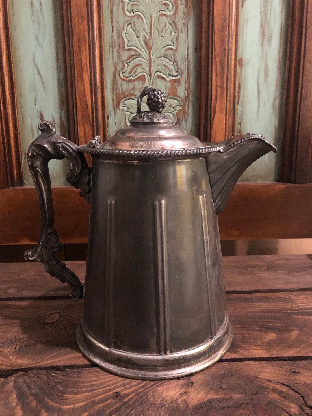 Victorian Silver Plated Water Pitcher - Etsy