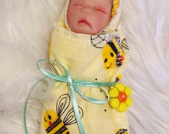 Polymer Clay Bundle Baby Hand Sculpted OOAK Miniature, Summer - Etsy