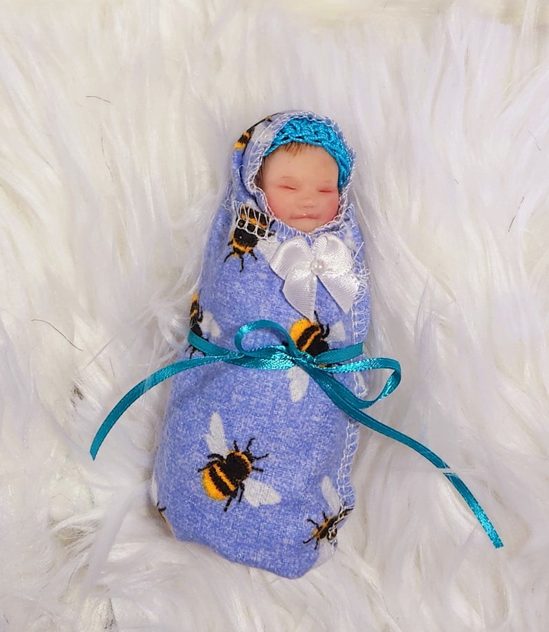 Polymer Clay Bundle Baby Hand Sculpted OOAK Miniature, Summer - Etsy