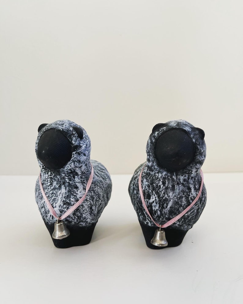 Vintage Ceramic Lamb Pair, Ceramic Sheep Figurines, Easter Decor ...