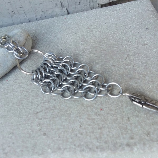 Chainmaille Charm - Etsy