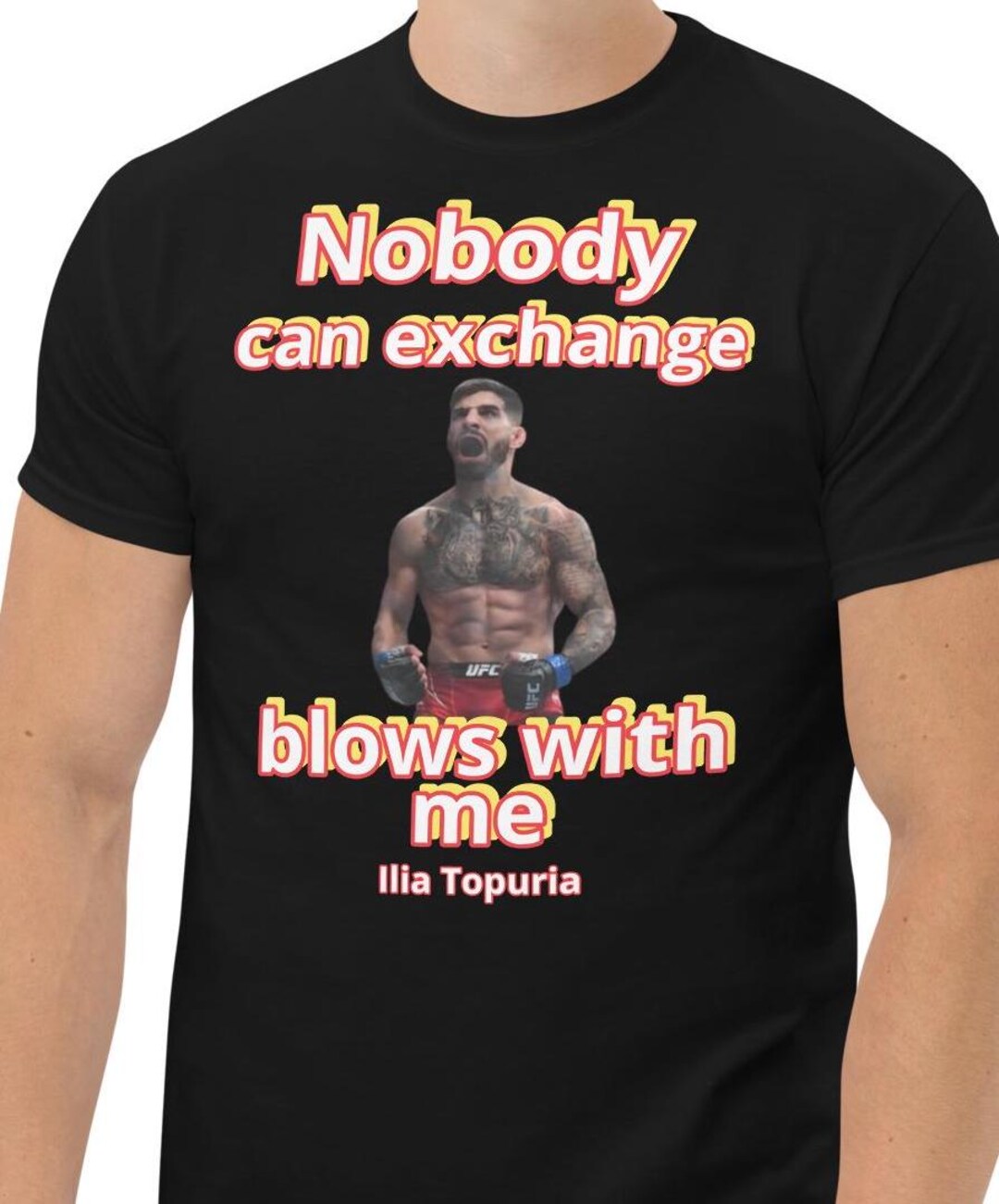 Ilia Topuria 'el Matador' T-shirt Champion MMA Fighter Tee - Etsy