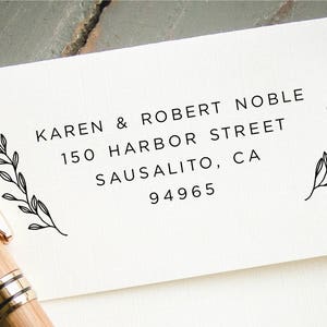 Self-inking Stamp, Custom Return Address Stamp, Personalized Rubber ...