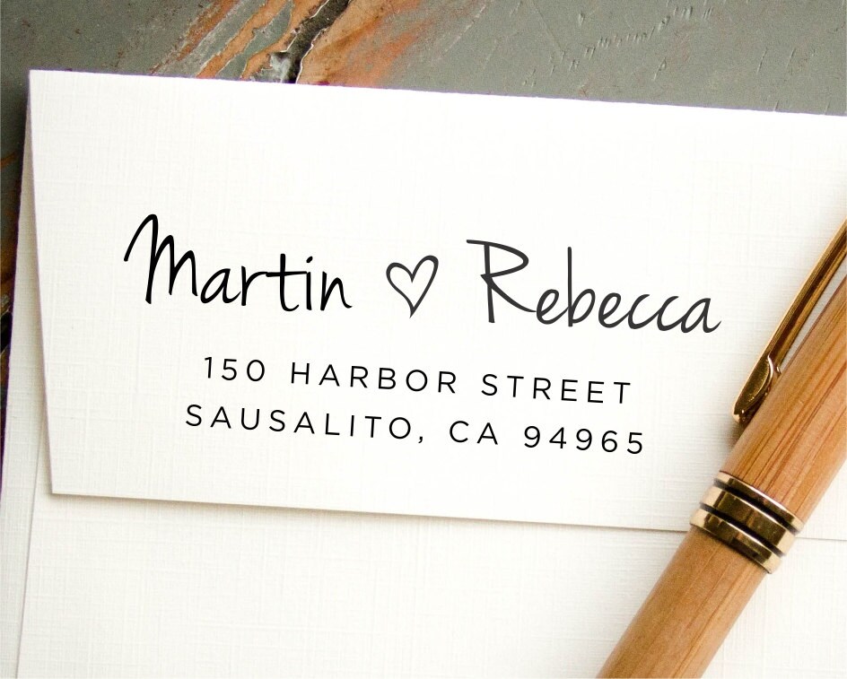 Self Inking Stamp, Custom Stamp, Personalized Stamp, Return Address ...